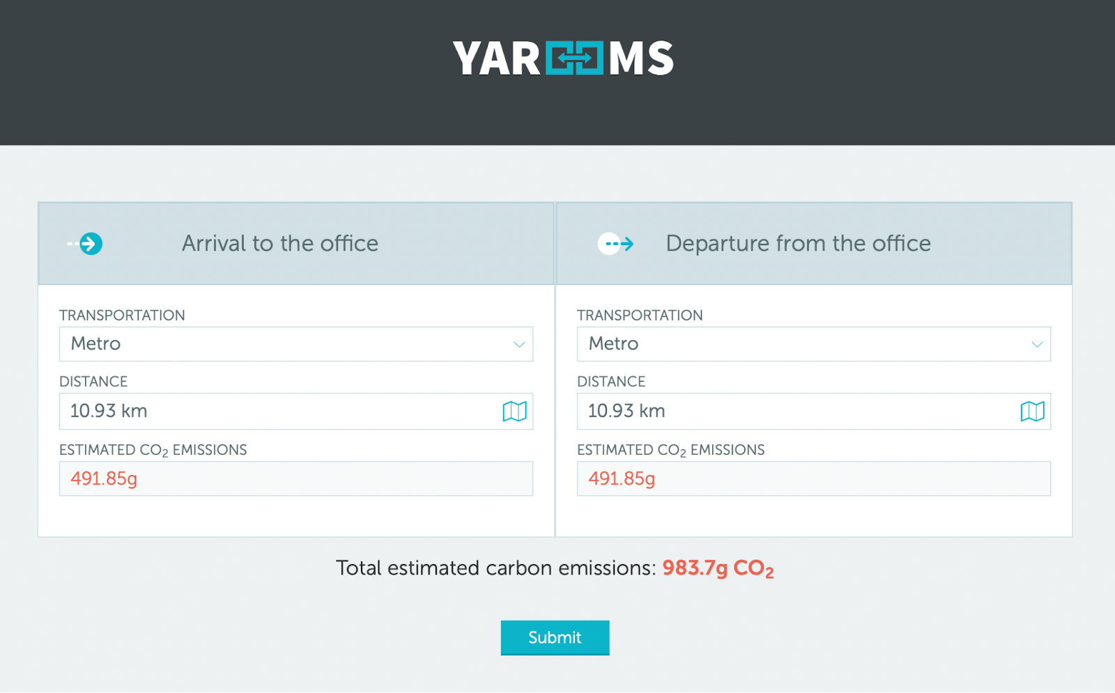 How to create your commute profile and record commute-related emissions